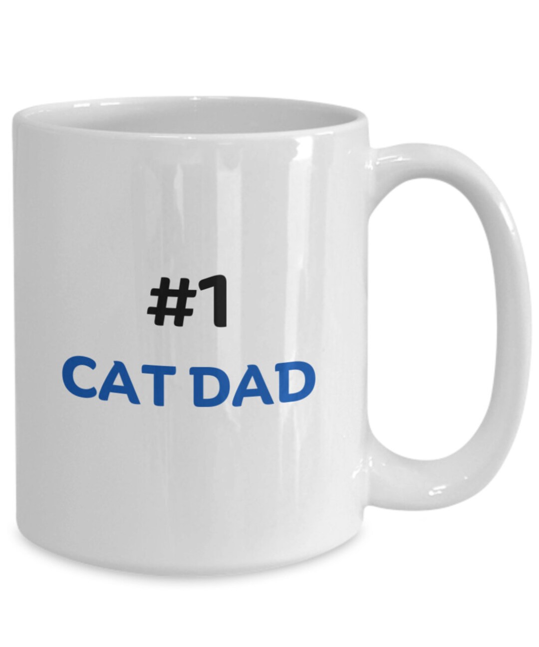 Number One Cat Dad Coffee Cup Cat Dad Mug Best Cat Dad Ever - Etsy