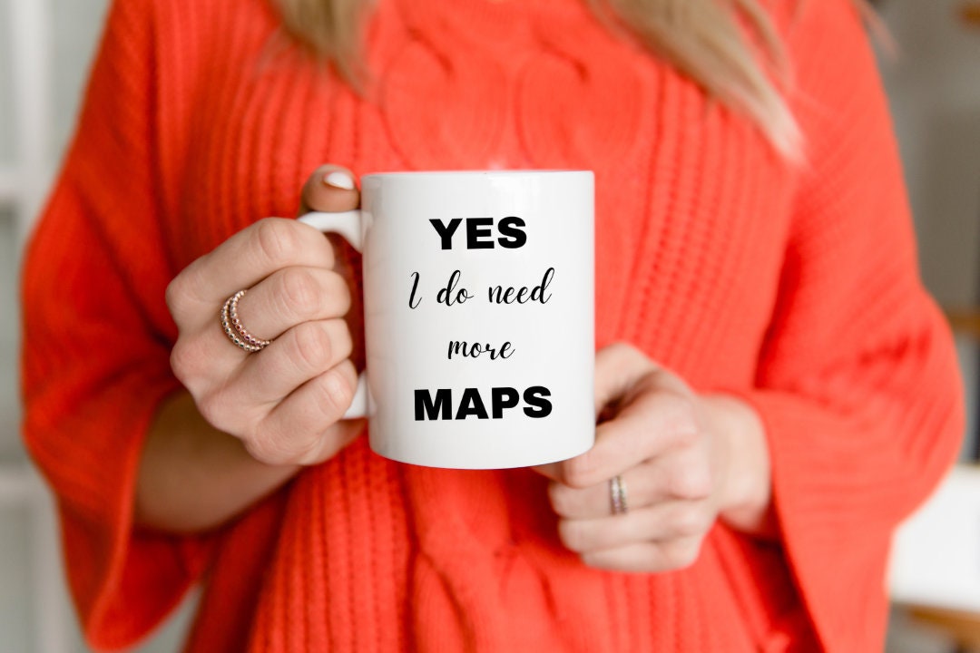 Map Collector Gift Map Collector Mug Map Mug Funny - Etsy