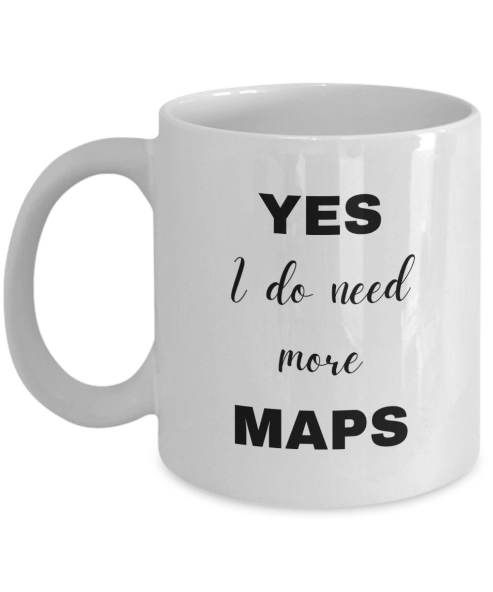Map Collector Gift Map Collector Mug Map Mug Funny - Etsy