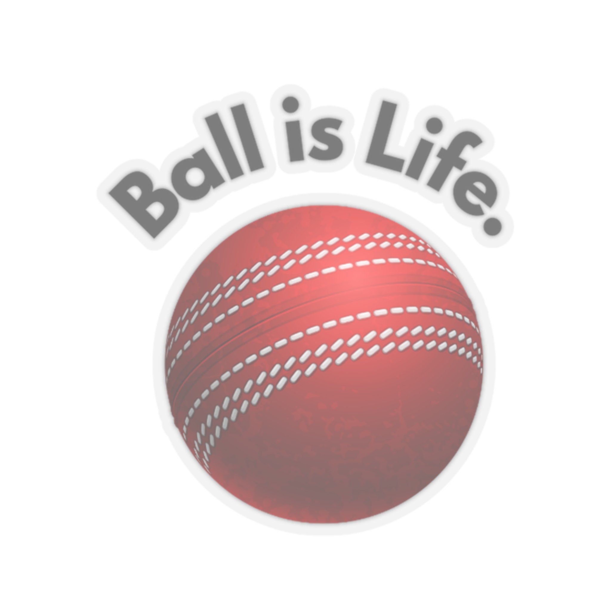 Cricket Ball Sticker Sports Sticker Laptop Cricket Player Sticker ...