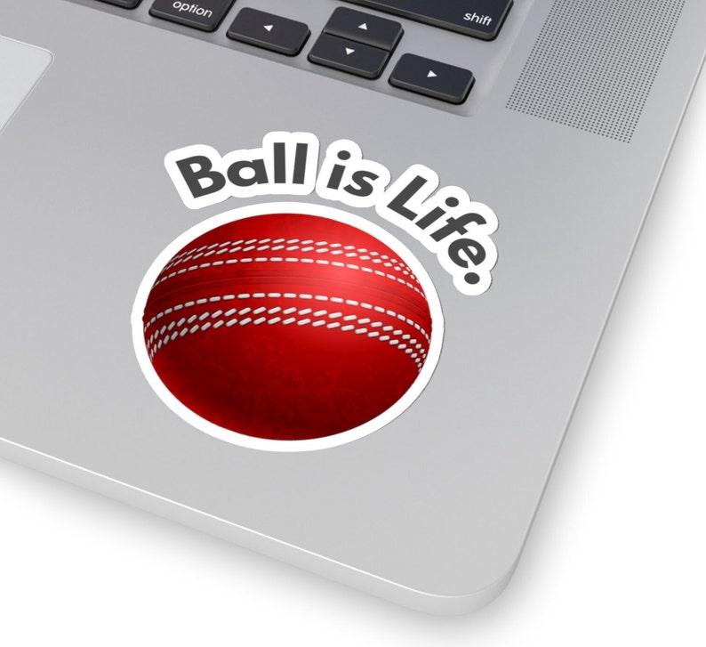 Cricket Ball Sticker Sports Sticker Laptop Cricket Player Sticker ...