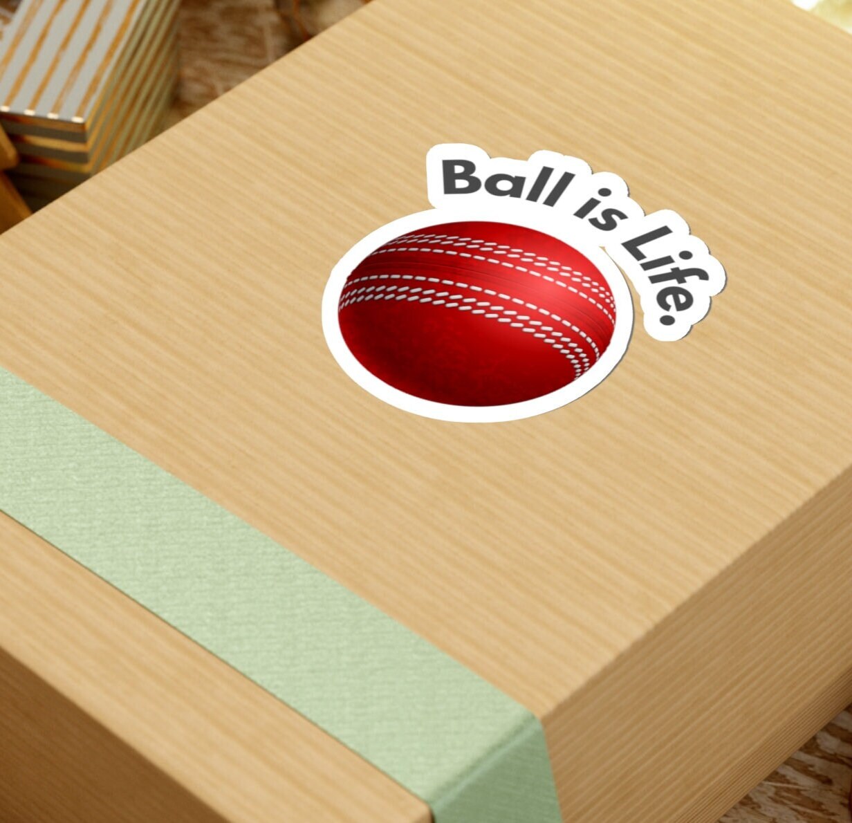 Cricket Ball Sticker Sports Sticker Laptop Cricket Player Sticker ...