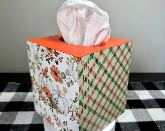 Fall Tissue Box - Etsy