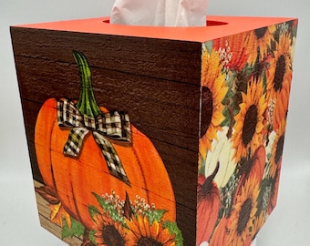 Fall Harvest Tissue Cover - Etsy