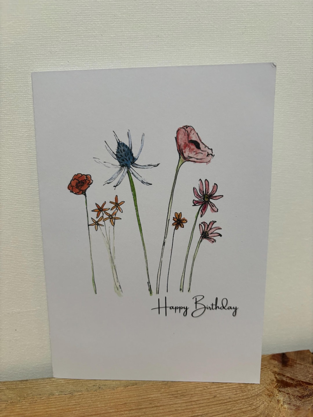 A June Flowers Birthday Card Designed for Her - Etsy