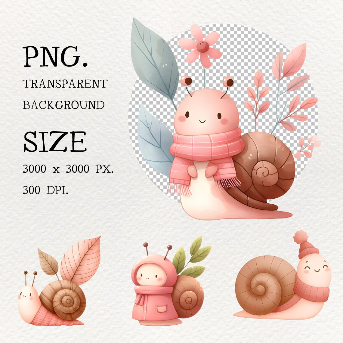 Spring Animal Clipart, Animal Clipart, Png, Watercolor Clipart, Cute ...