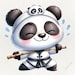 Kung Fu Panda Clipart,watercolor Clipart,animal Clipart,spring Animals ...
