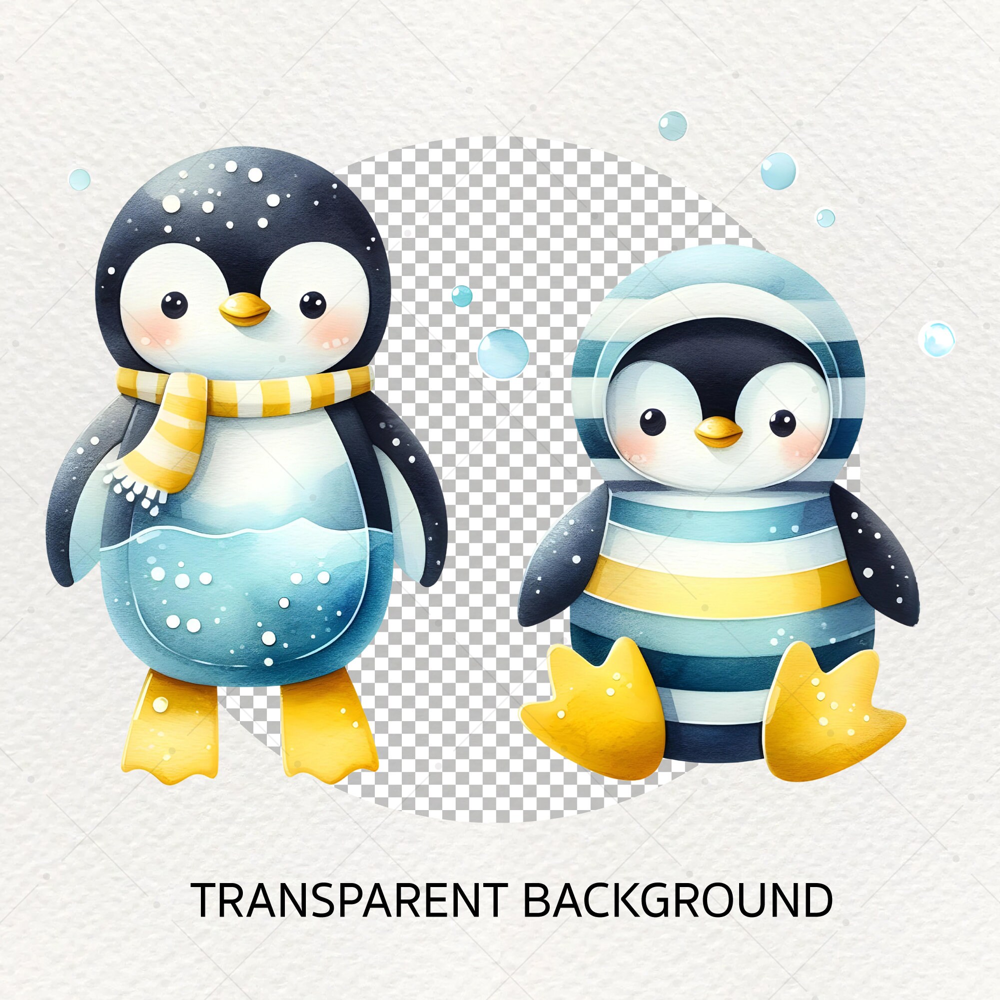 Penguin Clipart, Summer Sea, Diving, Cute Animals, Summer Clipart ...