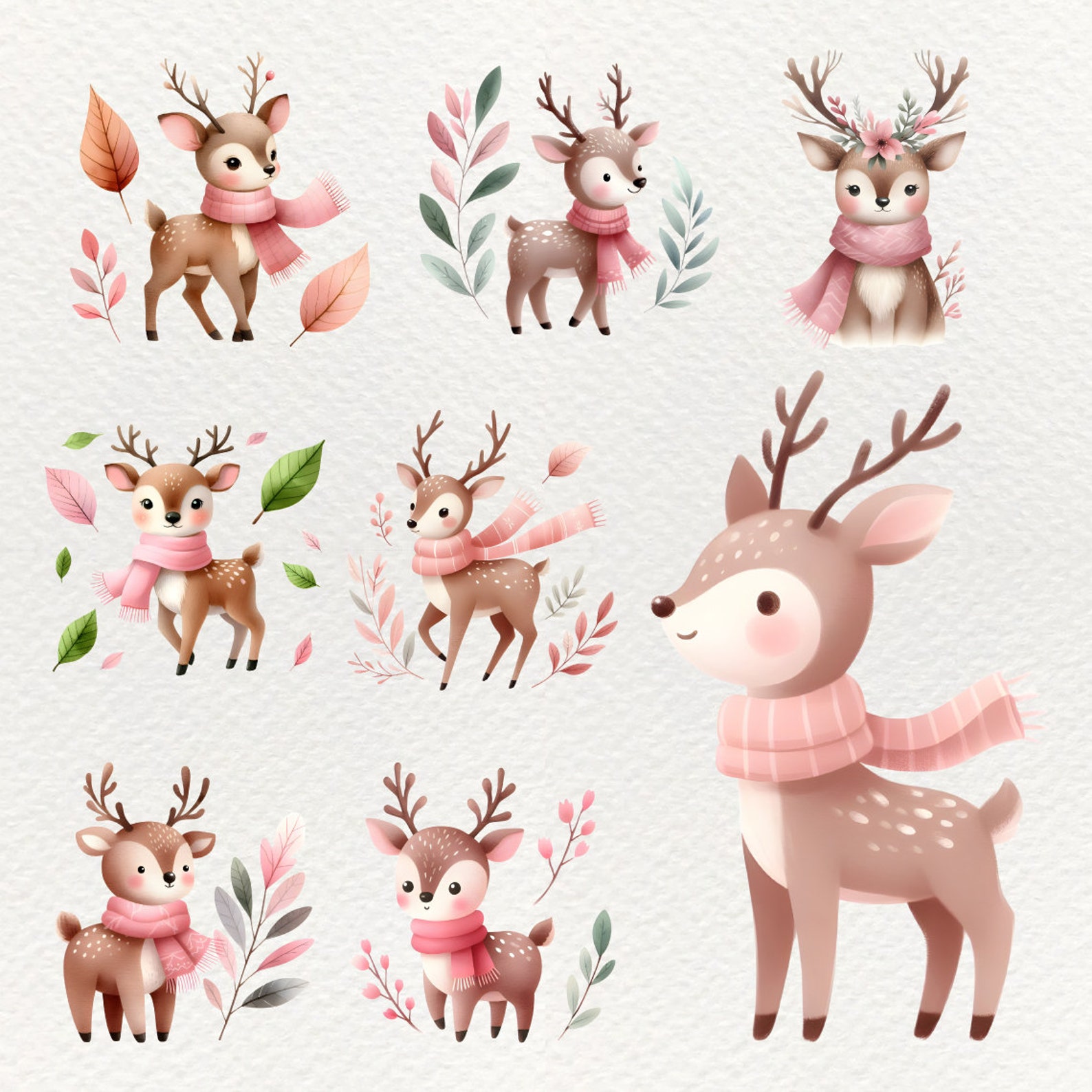 Spring Animal Clipart, Animal Clipart, Png, Watercolor Clipart, Cute ...
