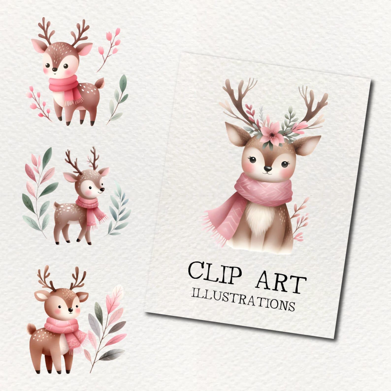 Spring Animal Clipart, Animal Clipart, Png, Watercolor Clipart, Cute ...