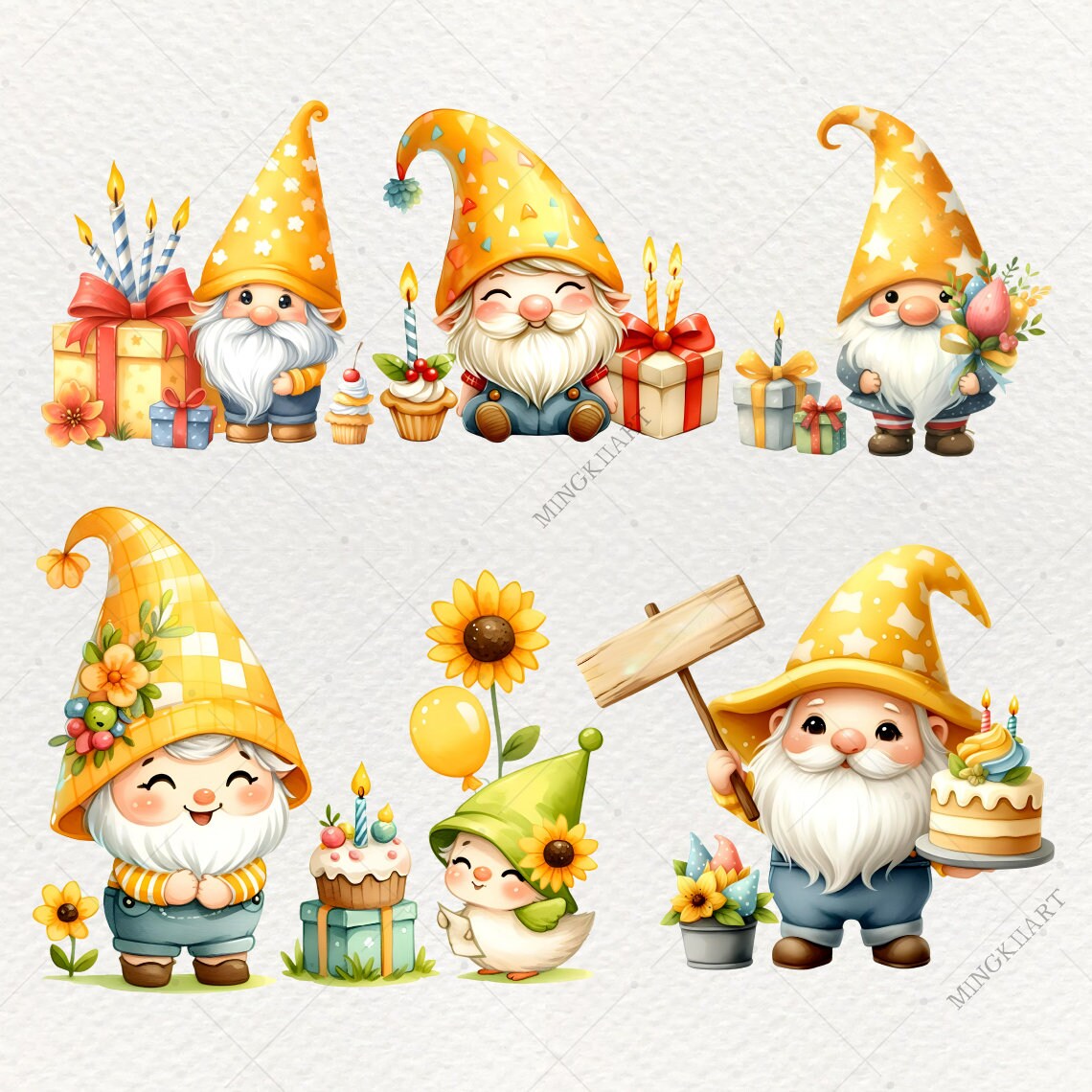 Gnome Clipart,farm,farm Clipart,fire Plant,birthday,gift,balloons ...