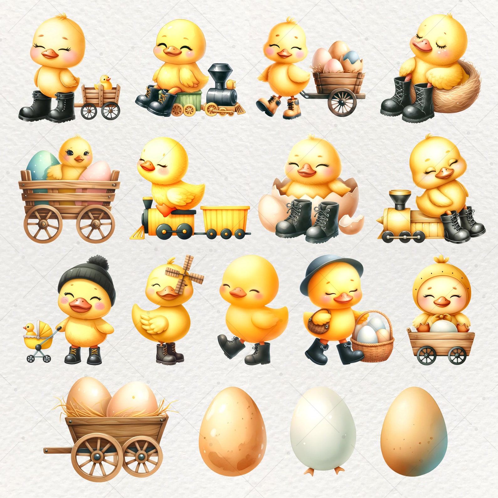 Duck Clipart, Duck Farm Clipart, Farmer, Cute Animals, Poultry, Animal ...