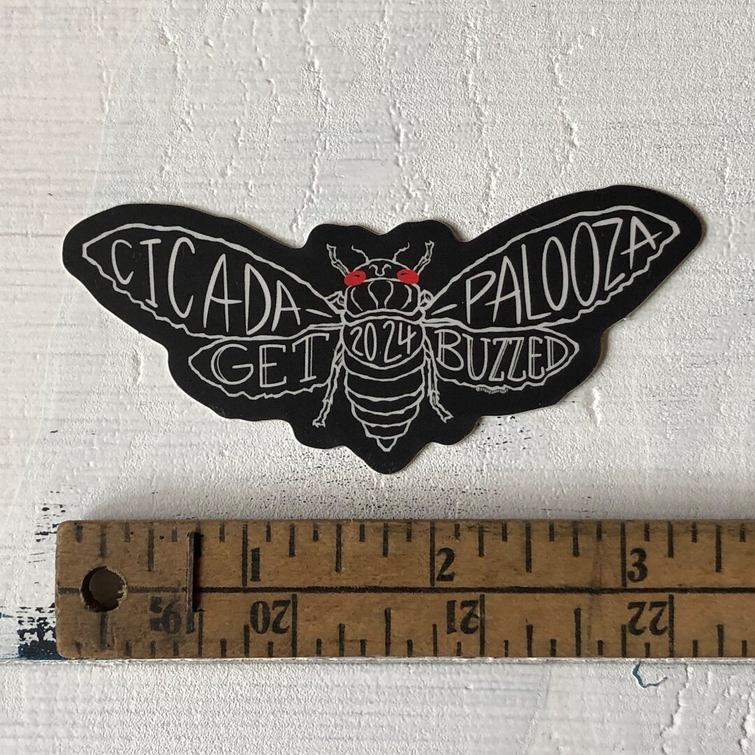 Cicadapalooza Sticker | Cicada Sticker | Laptop Sticker | Water Bottle ...