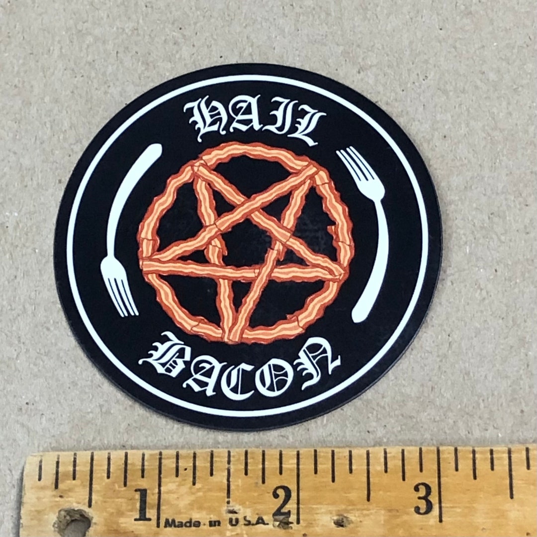 Hail Bacon Magnet | Fridge Magnet | Quirky Magnet | Gift for Bacon ...