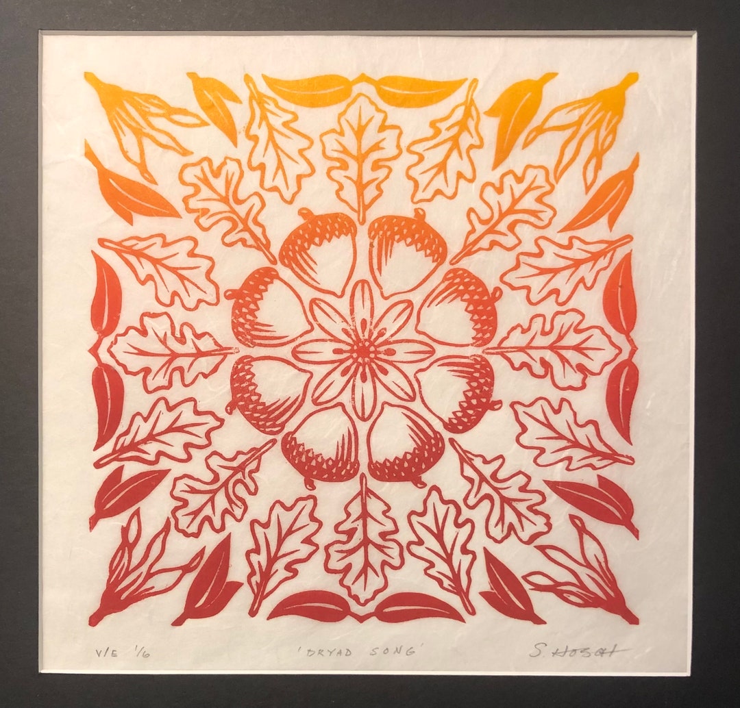 Dryad Song Print | 11 X 11 Print | Varied Edition Print | Woodland ...