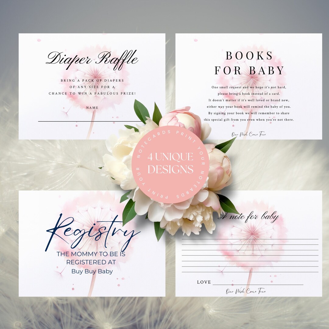 We Made A Wish Baby Girl Shower Mini Bundle, Shower Registry, Books for ...