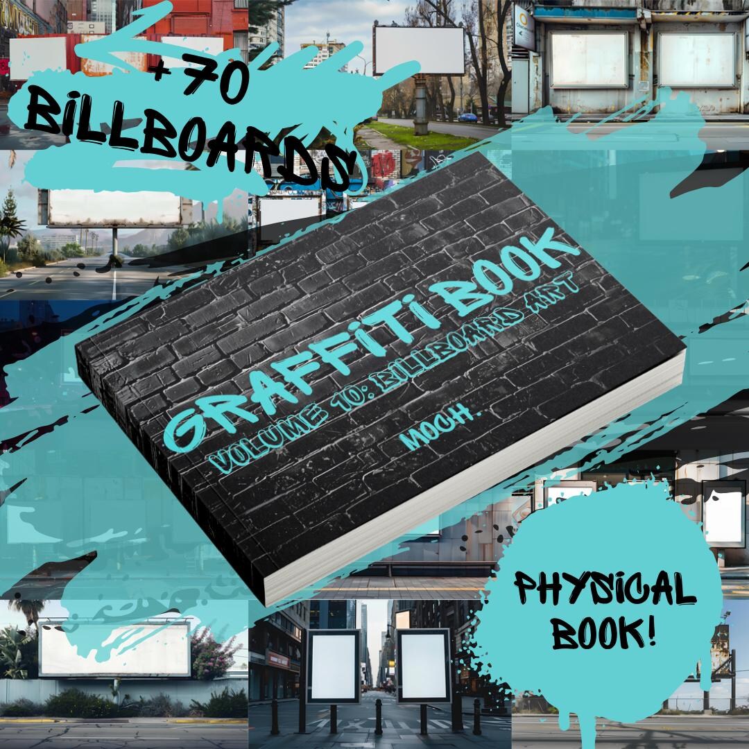 Billboard Graffiti Art Book 70 Billboard Canvases for Graffiti Artists ...
