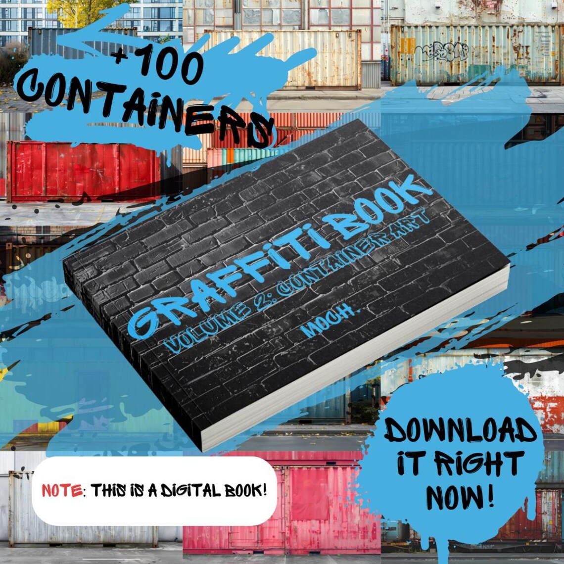 Container Graffiti Art Book | +100 Transport Container Canvases for ...