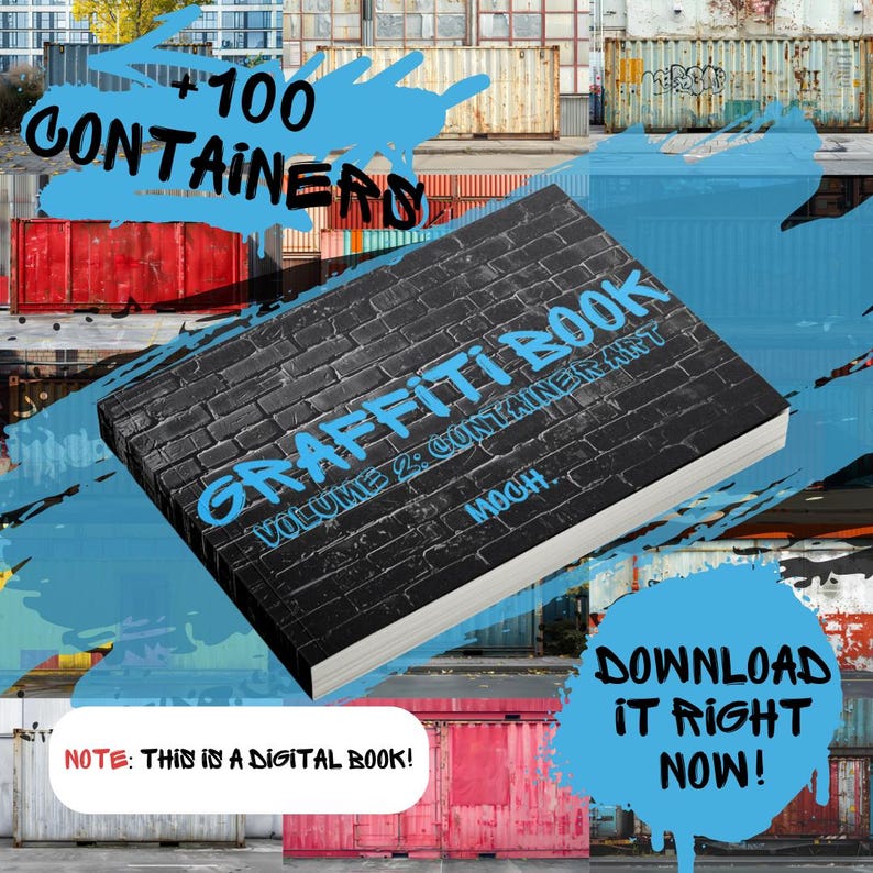 Container Graffiti Art Book | +100 Transport Container Canvases for ...