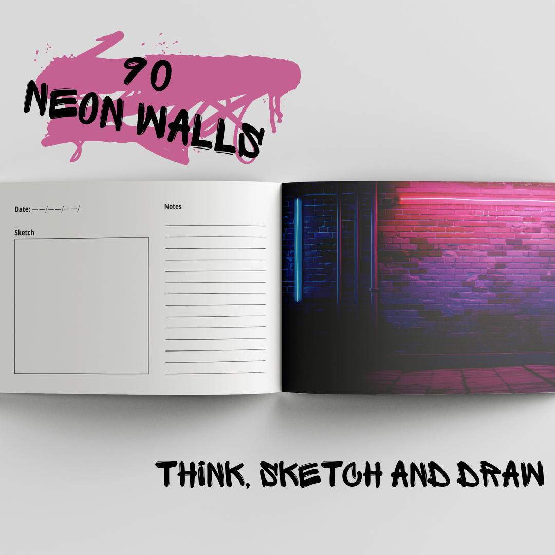 Neon Graffiti Art Book | 90 Neon Wall Canvases for Graffiti Artists ...