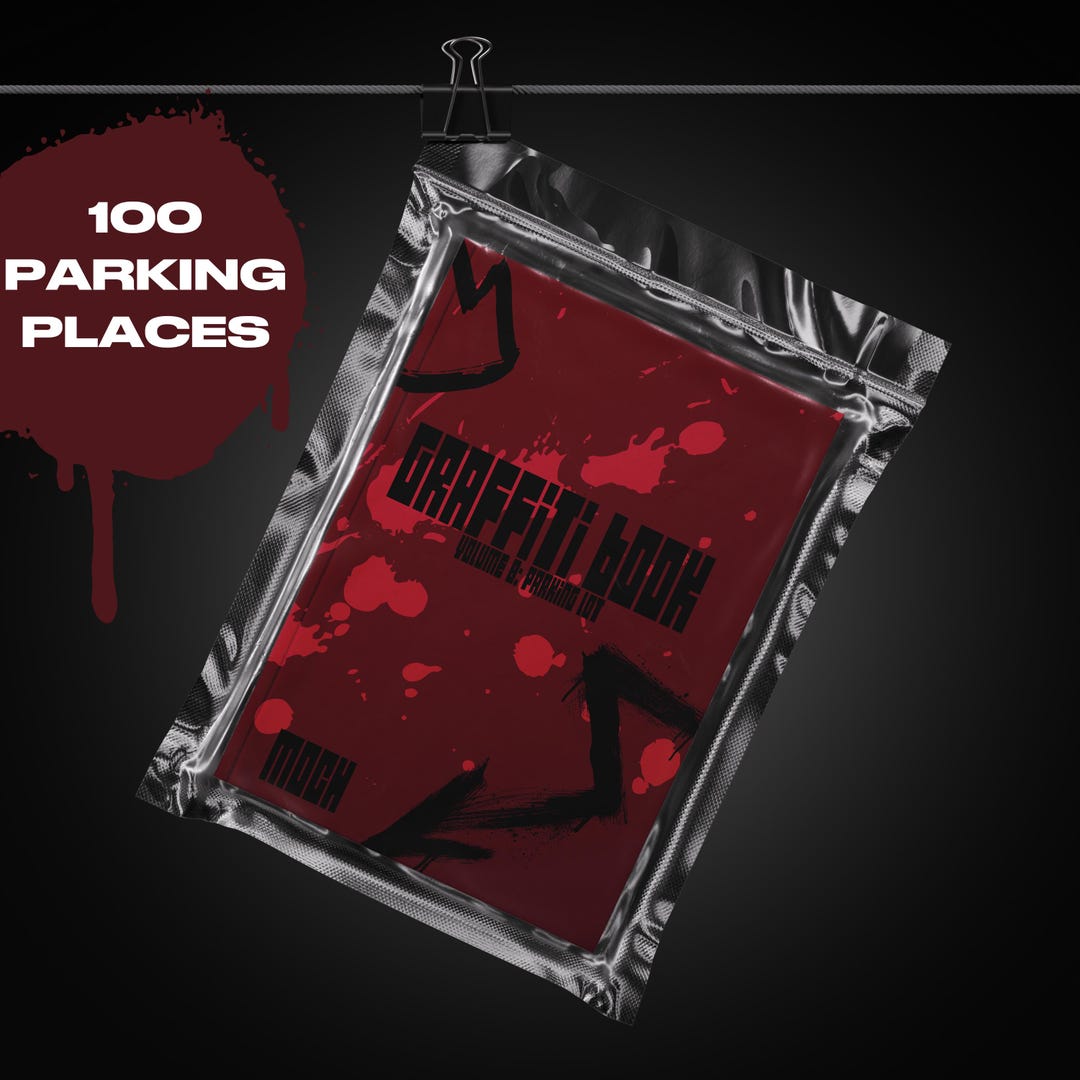 Graffiti Coloring Book | 100 Urban & Underground Parking Backgrounds ...