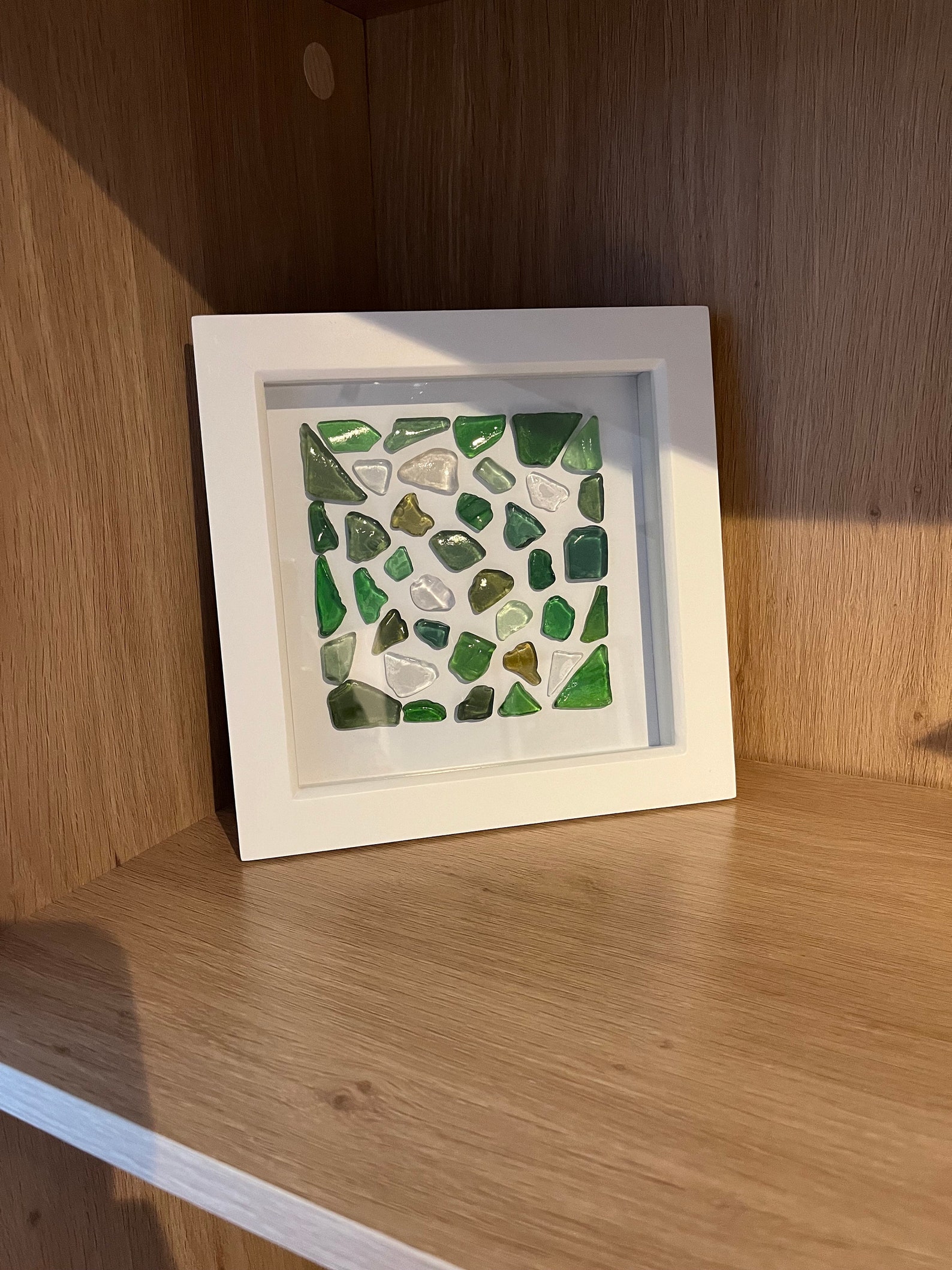 Scottish Sea Glass Mosaic Picture. Sea Glass Art. Framed Handmade ...