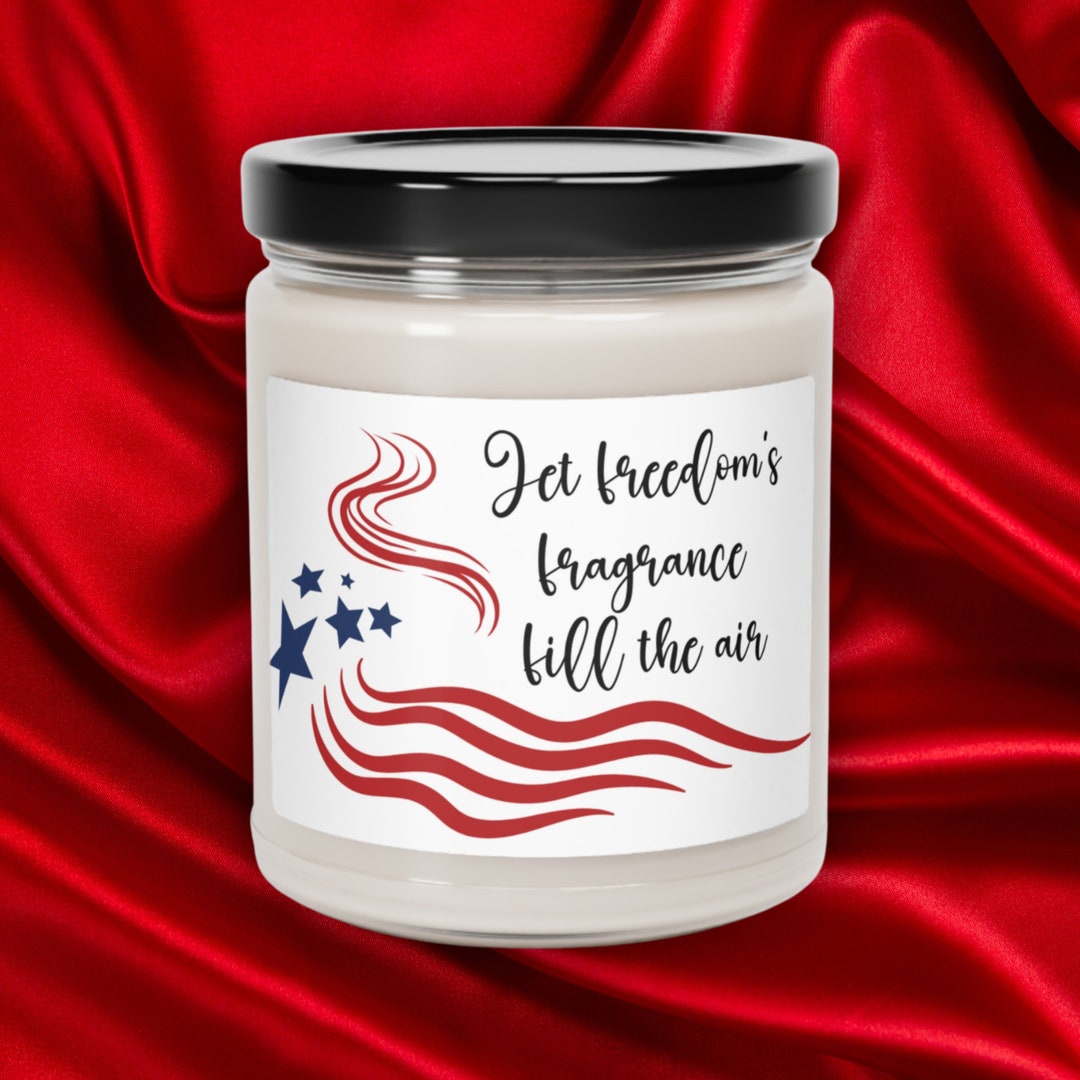 Patriotic Scented Candle for 4th of July Candle Gift for Independence ...