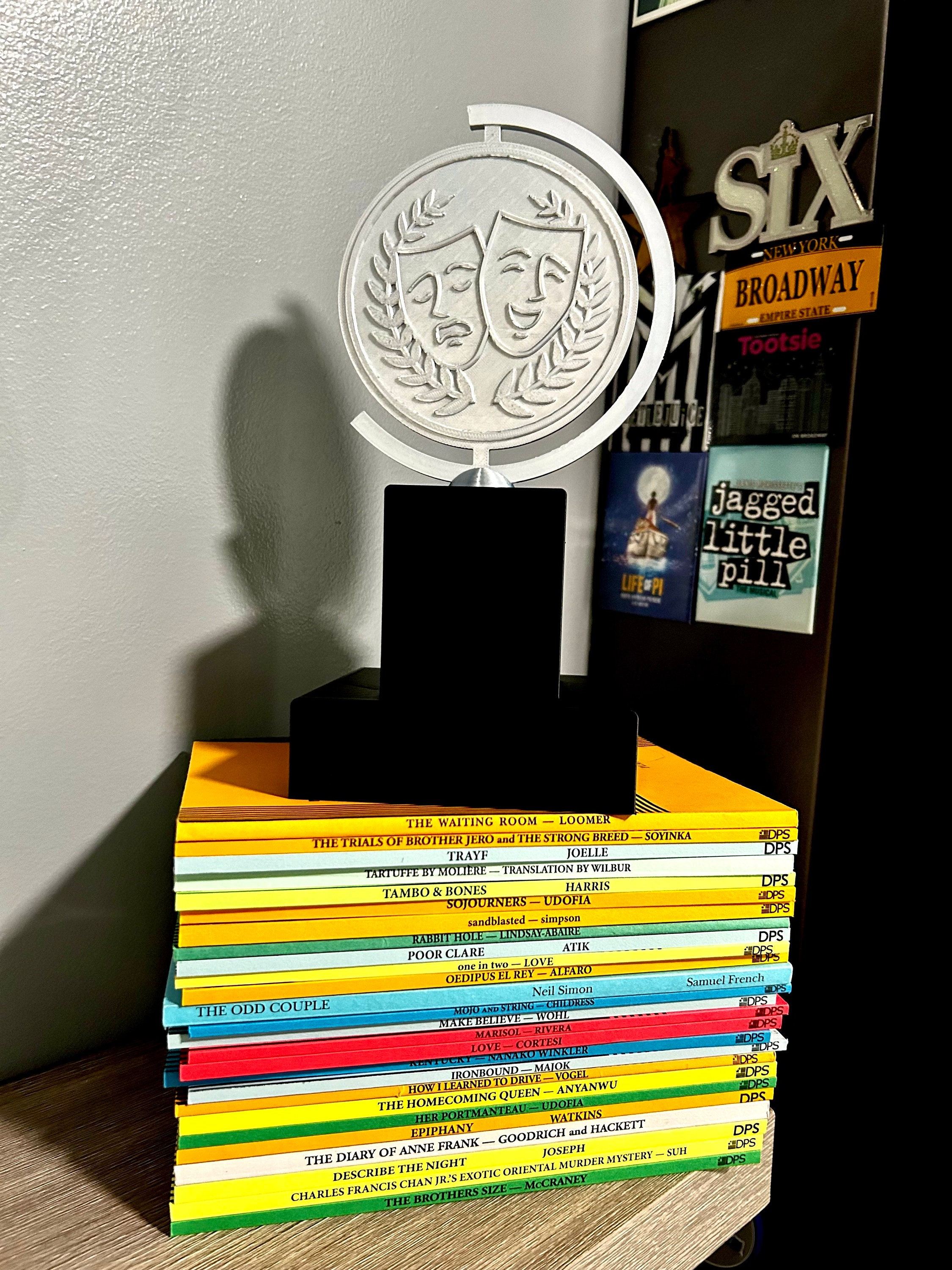 Replica Tony Award Inspired Trophy | Drama Excellence Honor | Thespian ...
