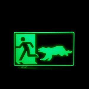 Shakespeare Exit Sign | Glow-in-the-dark Sign | Winter's Tale | Exit ...