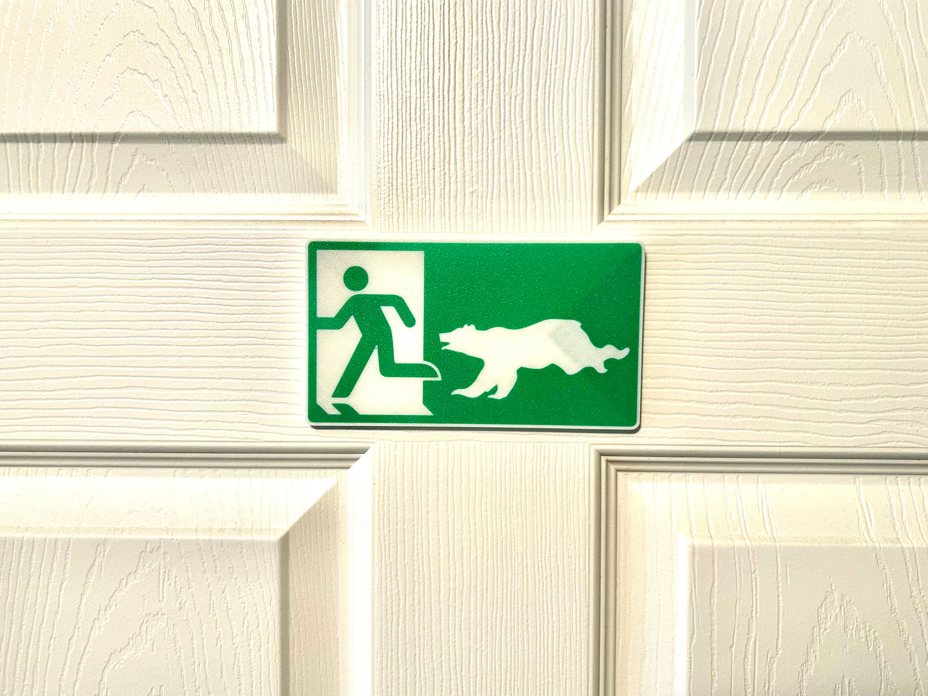 Shakespeare Exit Sign | Glow-in-the-dark Sign | Winter's Tale | Exit ...