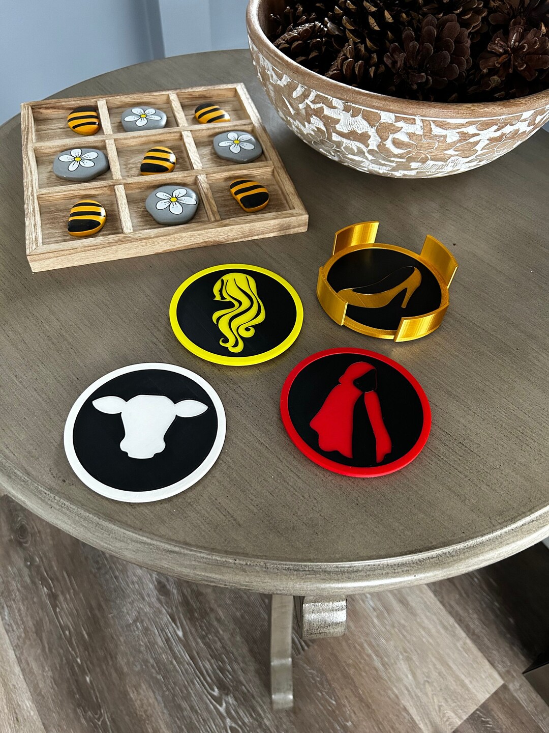 Into the Woods Musical Coasters (4-set) | Broadway Coasters | Theatre ...