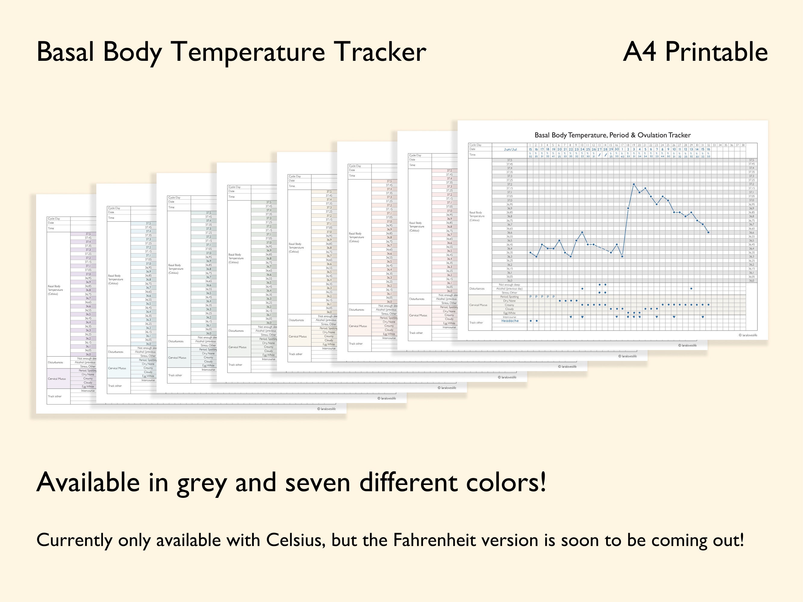 Basal Body Temperature Tracker - Etsy