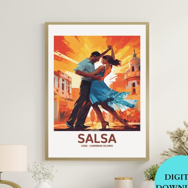 Salsa Dance Art - Etsy