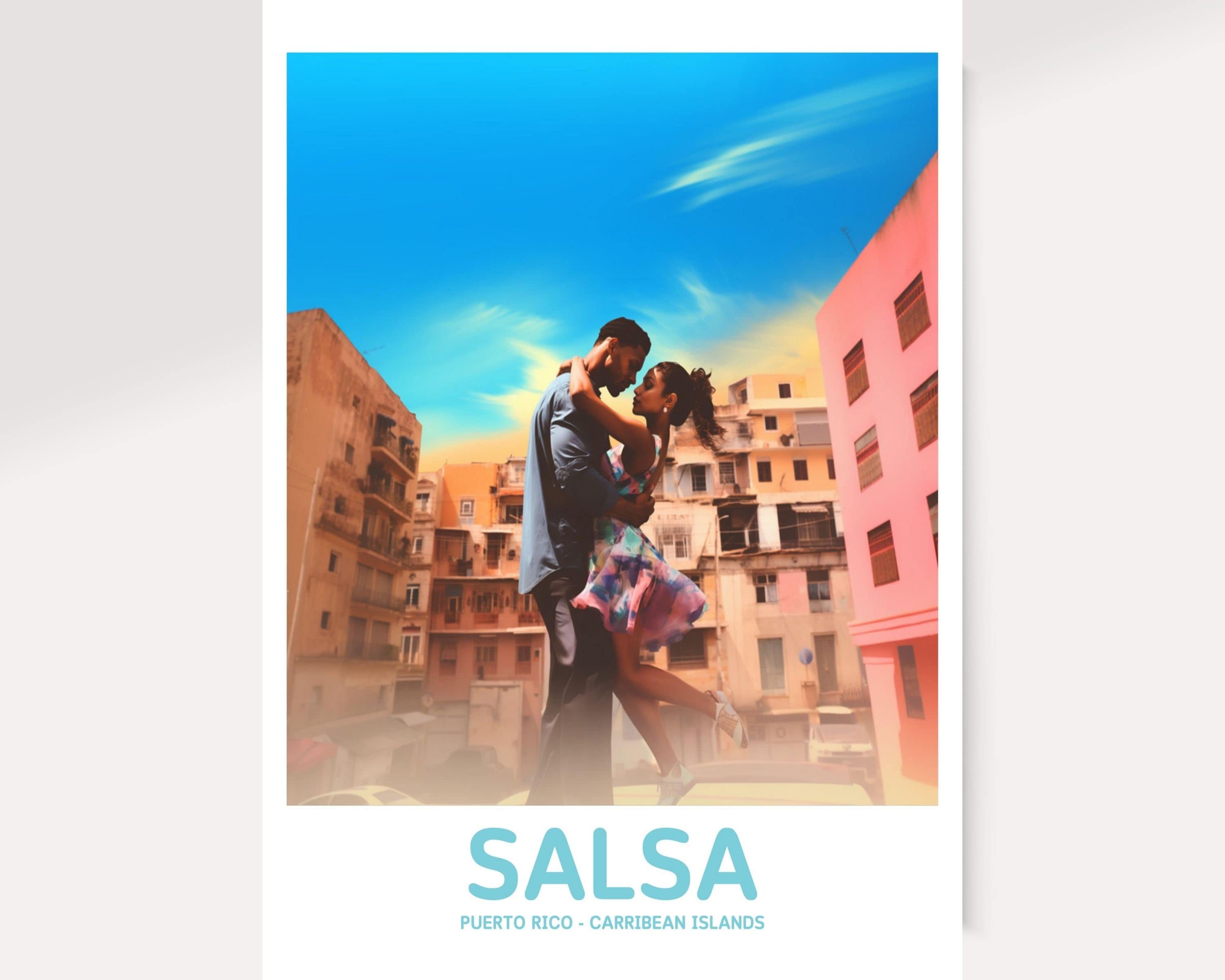 Printable Salsa Dance Poster Salsa Wall Art Ideal for Salsa Dancer Gift ...