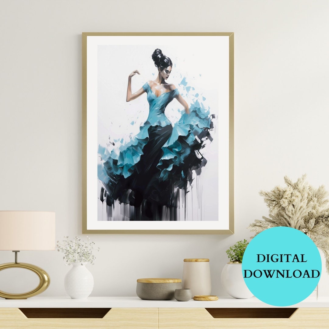 Printable Flamenco Poster Printable Dance Poster Flamenco Poster ...
