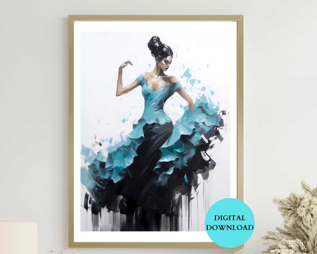 Printable Flamenco Poster Printable Dance Poster Flamenco Poster ...