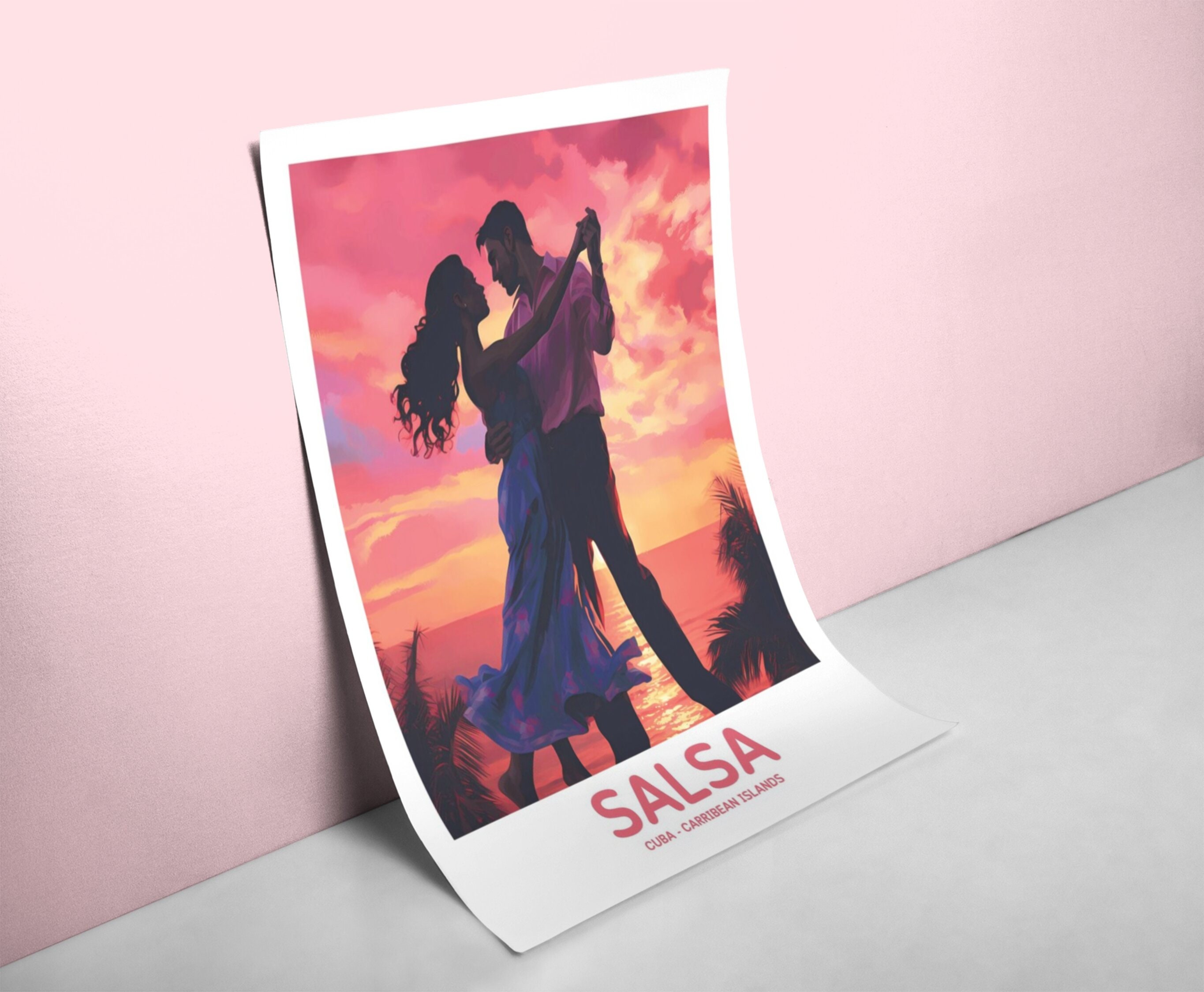 Salsa Dance Poster Printable Salsa Poster Salsa Dancer - Etsy