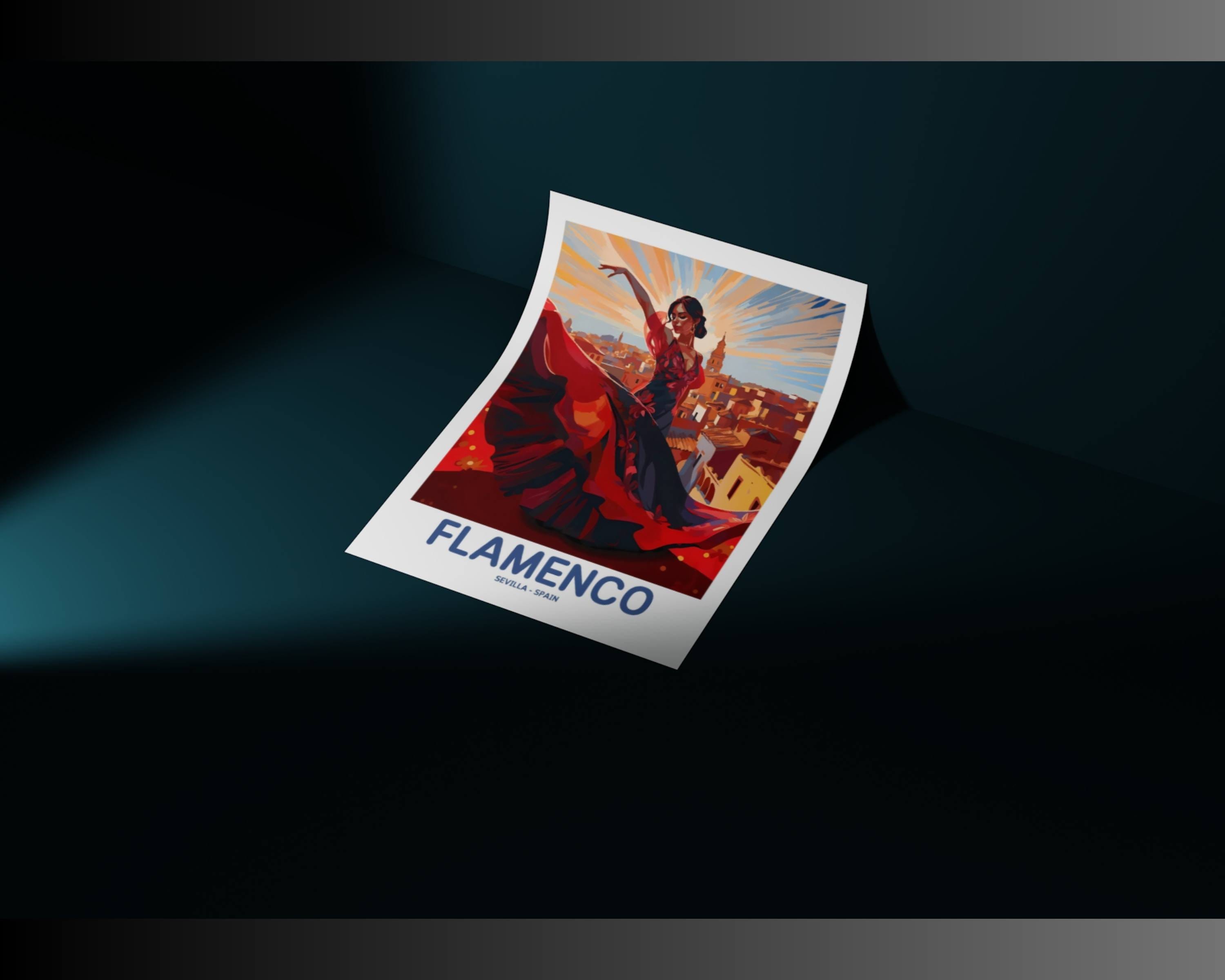 Flamenco Poster Printable Flamenco Wall Art Dance Poster Print Sevilla ...