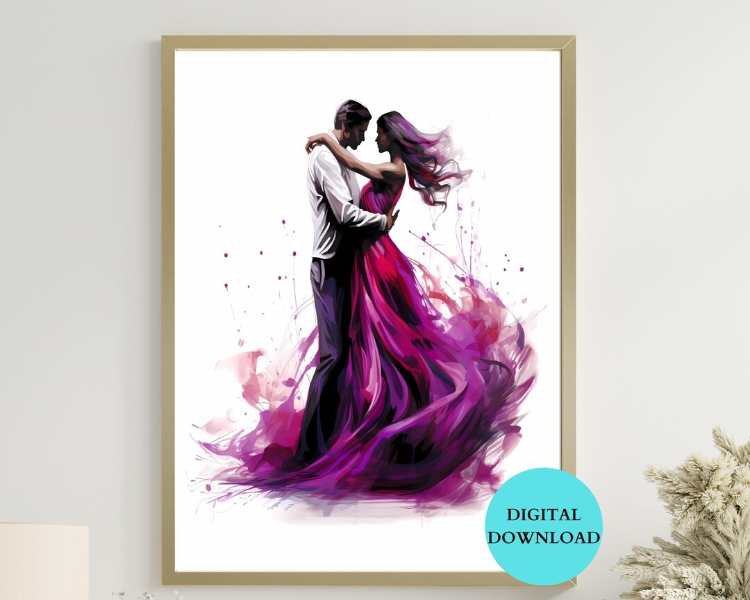 Printable Salsa Dance Poster Dance Poster Salsa Wall Art Ideal for ...