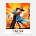 Printable Salsa Dance Poster - Dance Poster - Salsa Wall Art - Ideal ...