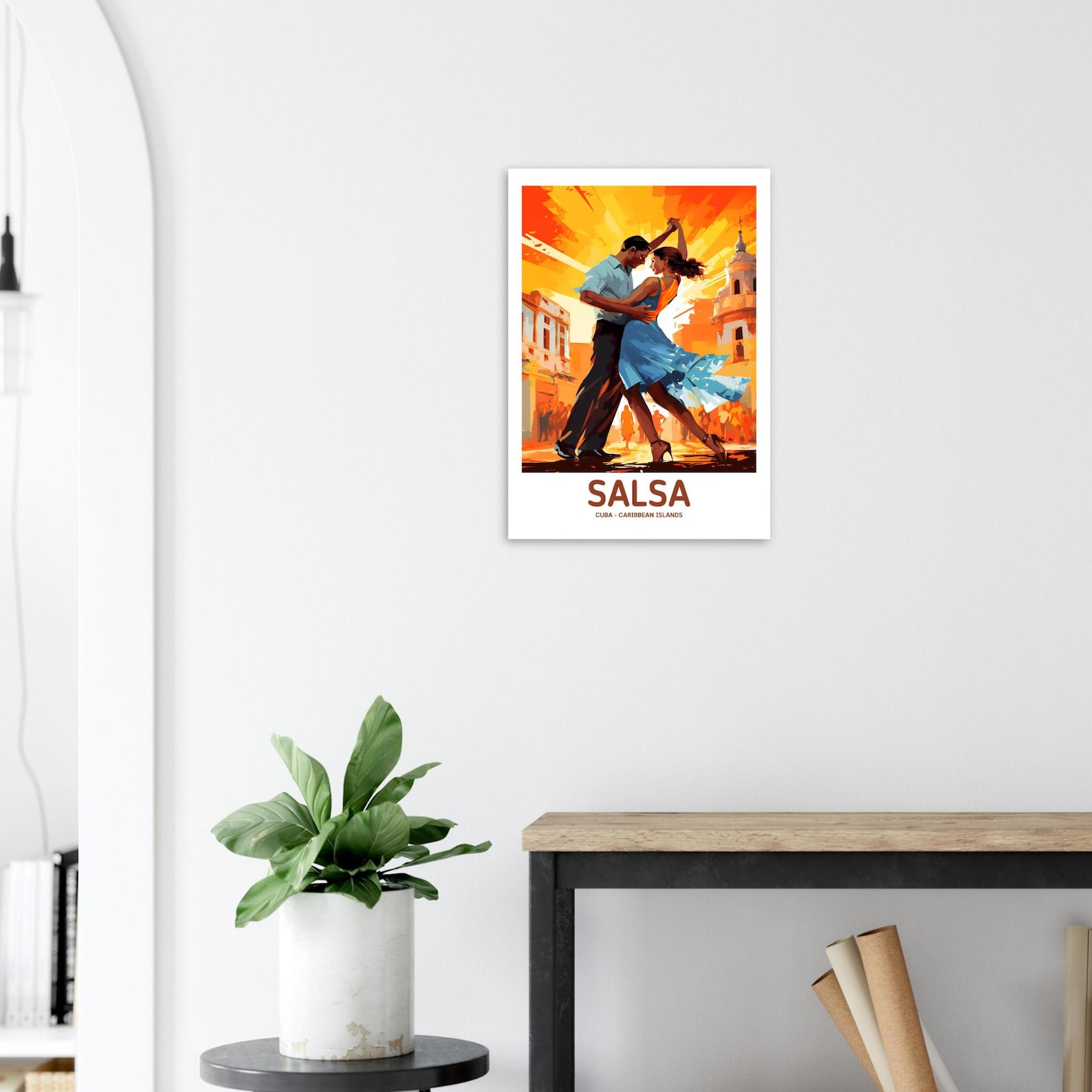 Printable Salsa Dance Poster - Dance Poster - Salsa Wall Art - Ideal ...