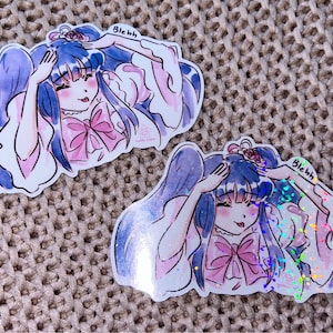 Umineko Erika Bleh Vinyl Sticker (clear/holographic) - Etsy