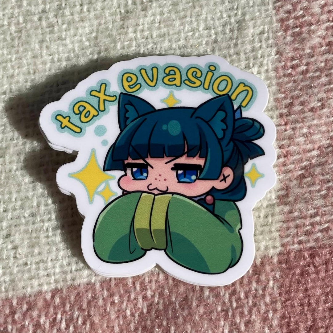 The Apothecary Diaries Maomao Tax Evasion Sticker - Etsy