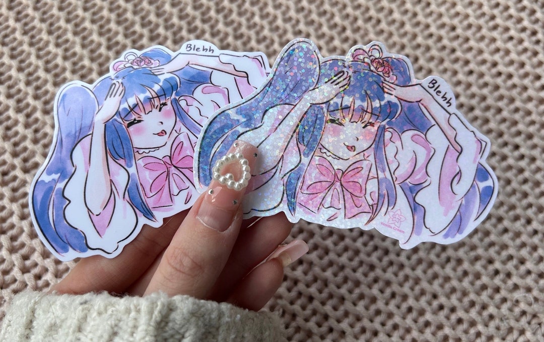 Umineko Erika Bleh Vinyl Sticker clear/holographic - Etsy