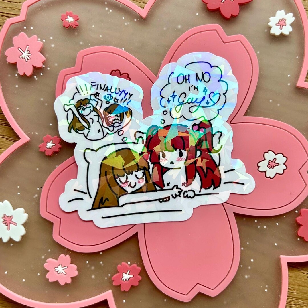 Umineko Ange and Mammon Vinyl Sticker (clear/holographic) - Etsy