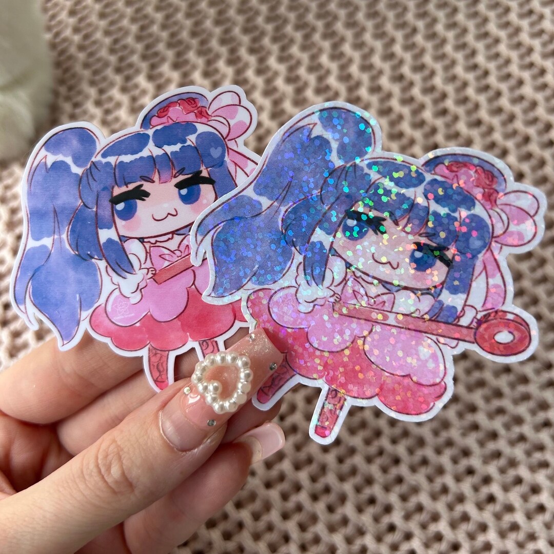 Umineko Erika Chibi Vinyl Sticker clear/holographic - Etsy