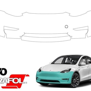 Tesla Model Y PPF, Precut Paint Protection Clear Bra, Fits 2020-2023 ...