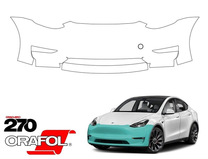 Tesla Model Y PPF, Precut Paint Protection Clear Bra, Fits 2020-2023 ...
