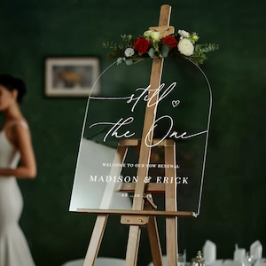 Still the One Wedding Sign, Vow Renewal Sign, Wedding Renewal Ideas ...