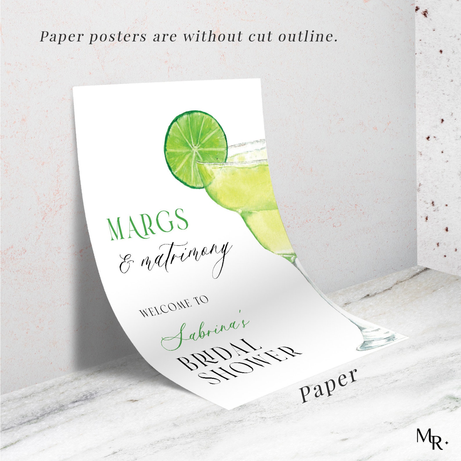 Margs and Matrimony Bridal Shower Sign, Margs and Matrimony ...